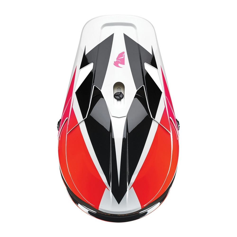 Casco Thor Sector Fader Negro Rosa MX23 - Reveymo