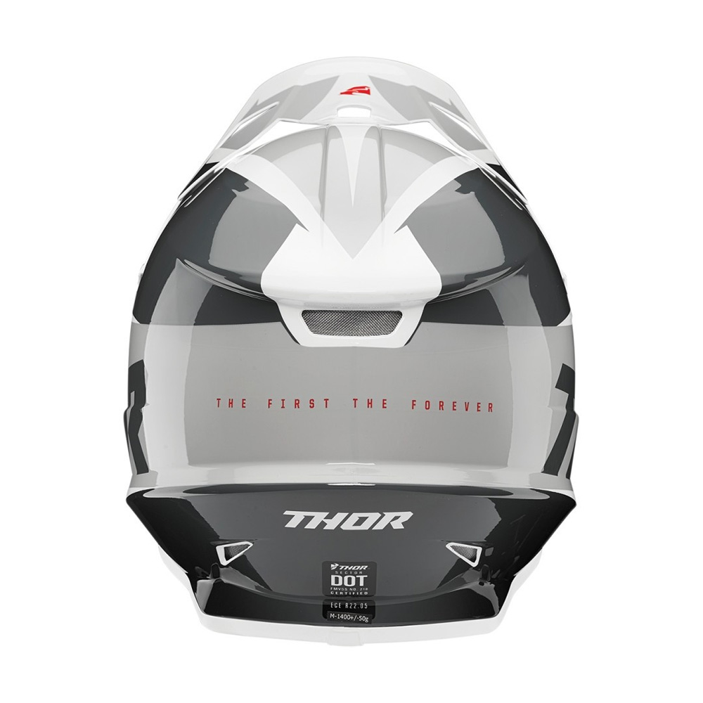 Casco Thor Sector Fader Negro Gris MX23 - Reveymo