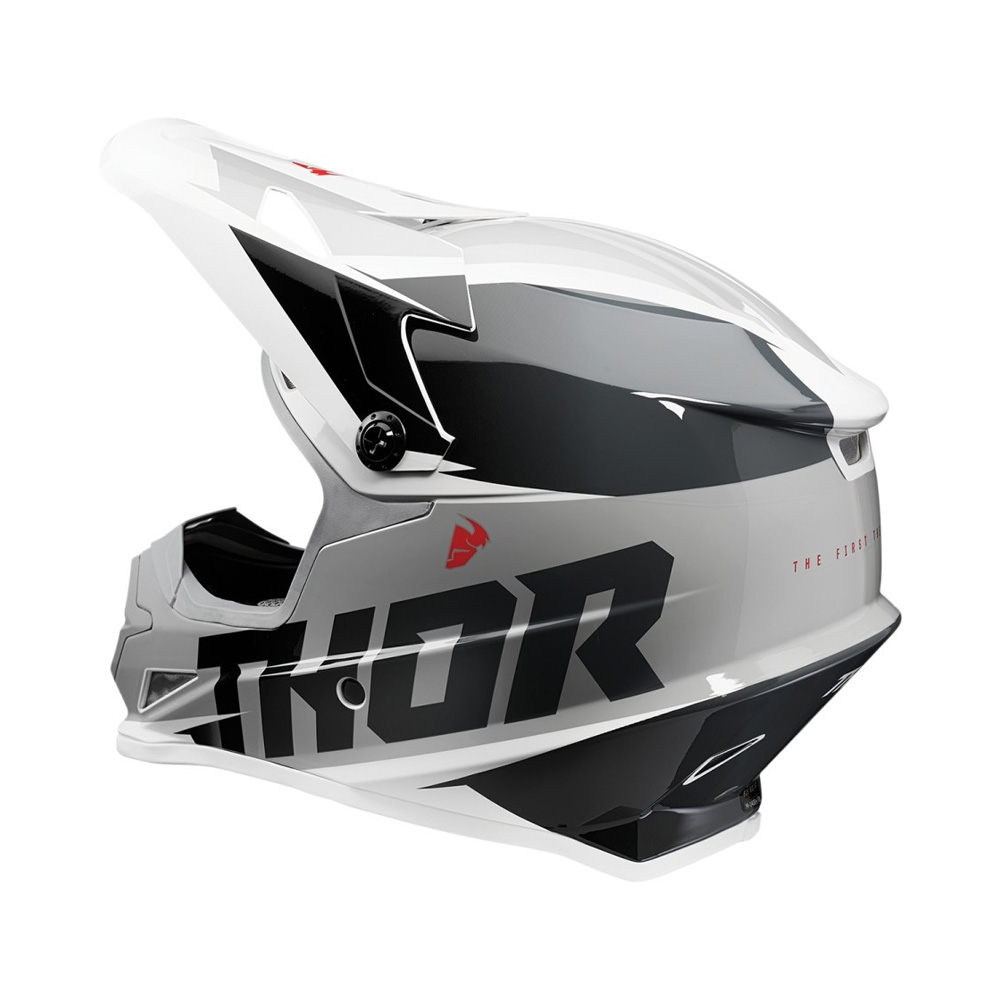 Casco Thor Sector Fader Negro Gris MX23 - Reveymo